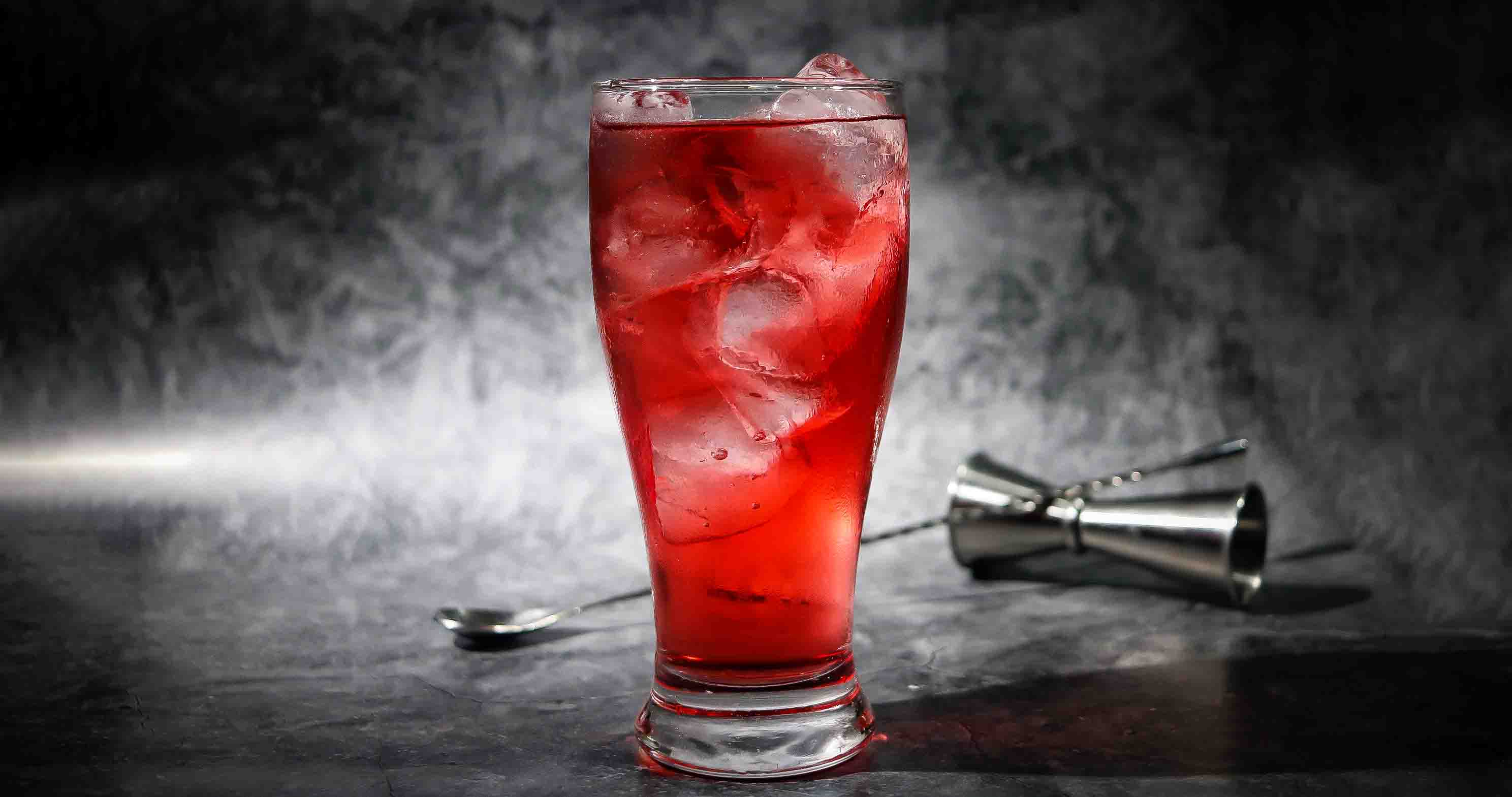 Long Island Cranberry Fizz | Booze on the Rocks