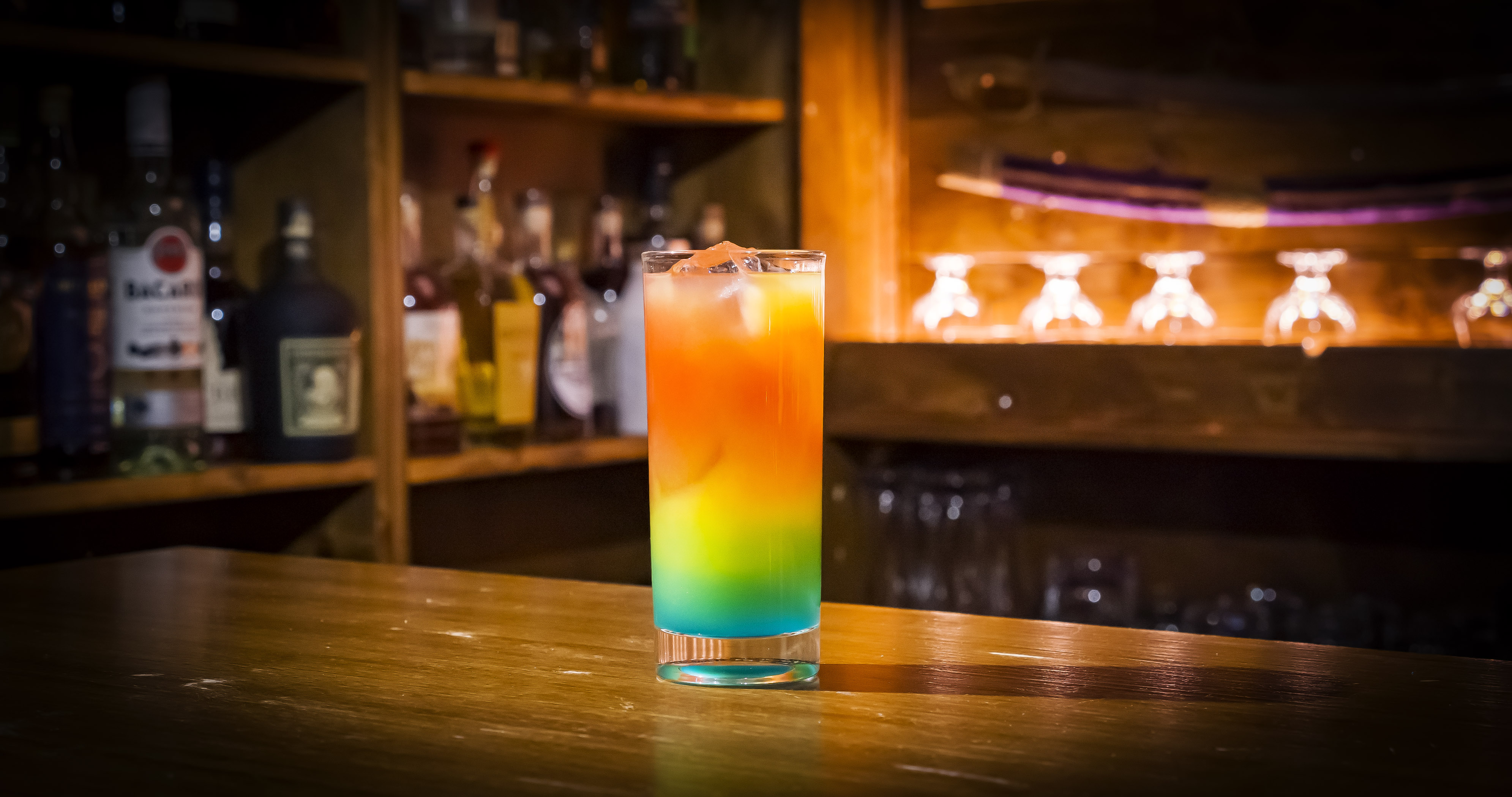 Rainbow Cocktail | Booze on the Rocks